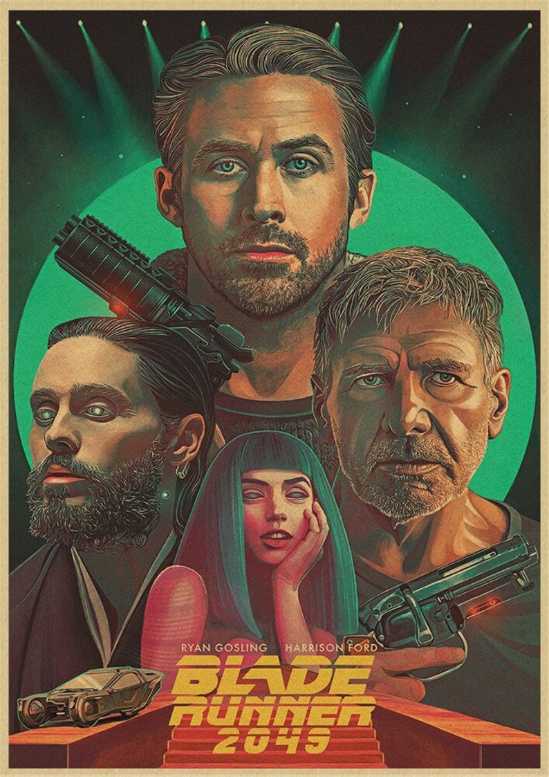 Movie Blade Runner 2049 High Quality Kraft Paper Poster Bar Cafe Living ...