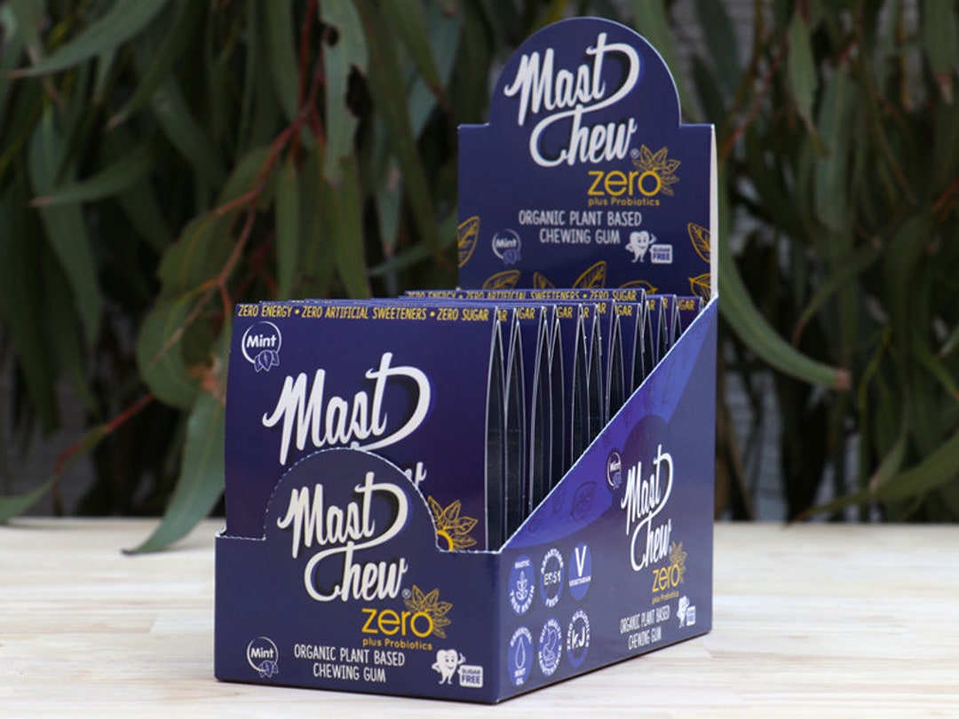 Mastic Resin Chewing Gum Mast Chew Zero Plus Probiotics Sleeve 8 Pcs X ...