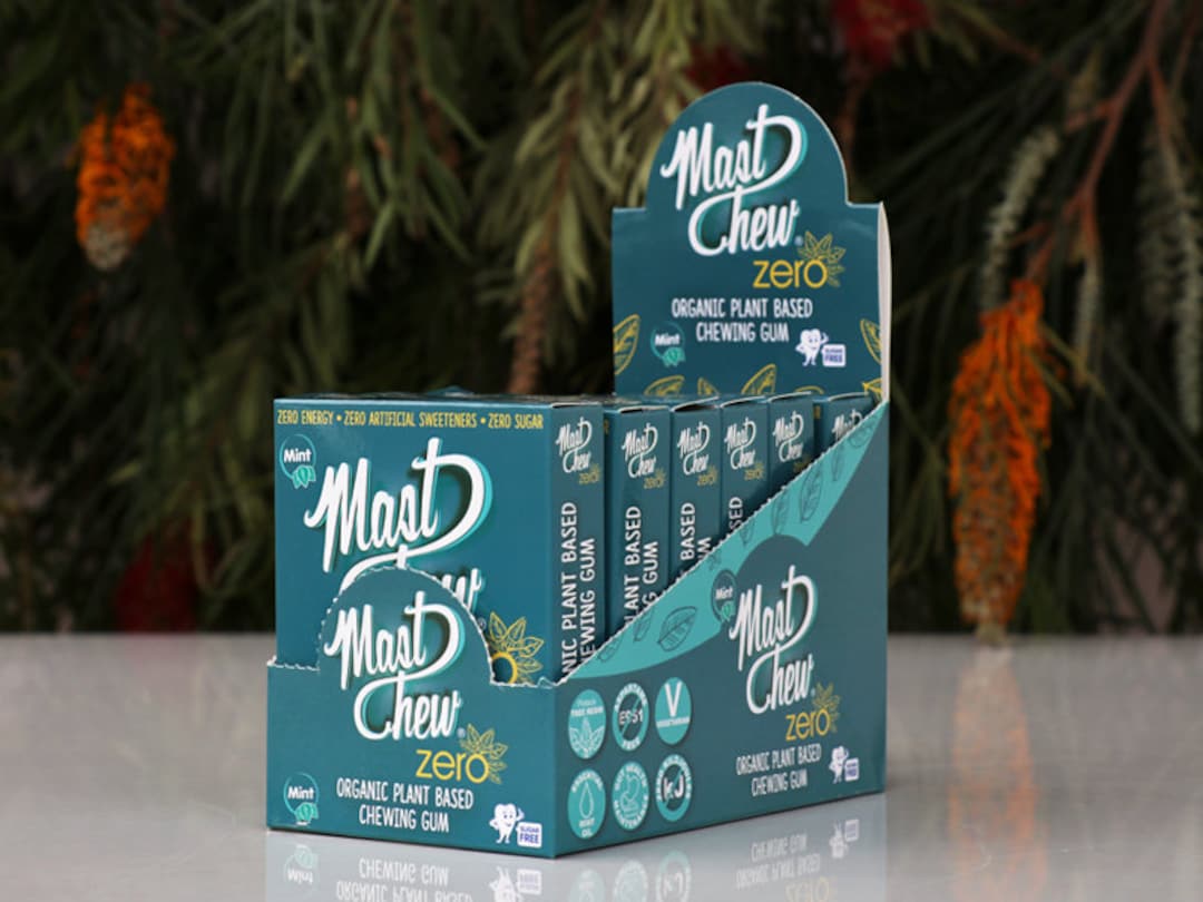 Mastic Resin Chewing Gum: Mast Chew ZERO, Organic Mint (6 X 16 Pcs) - Etsy