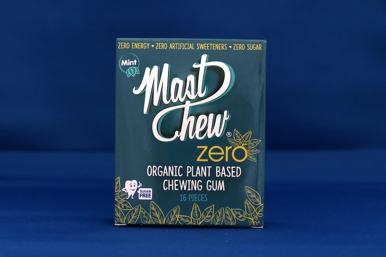 Mastic Resin Chewing Gum: Mast Chew ZERO, Organic Mint (6 X 16 Pcs) - Etsy