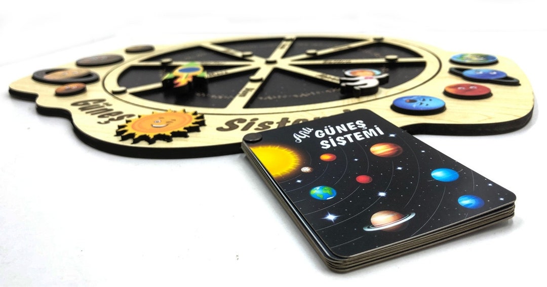 Solar System Kids Educational Board Game, Brain Game for Kids ...