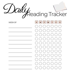 Digital Bookshelf Reading Tracker, Printable Reading Log and Bookmark ...