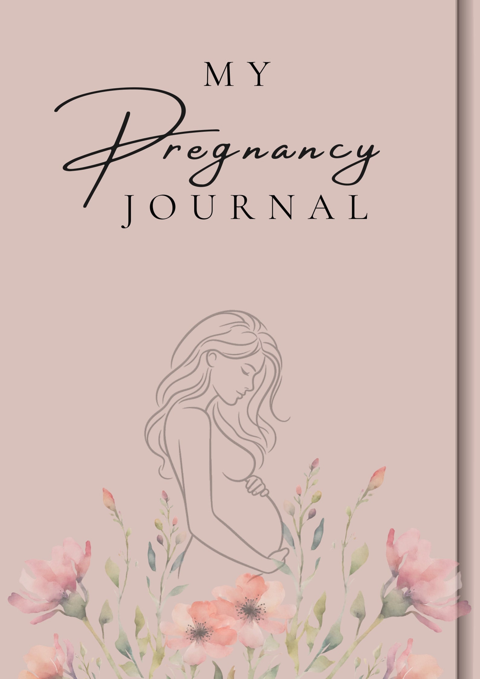 Pregnancy Planner Digital, Printable Pregnancy Journal, Expecting Mom ...