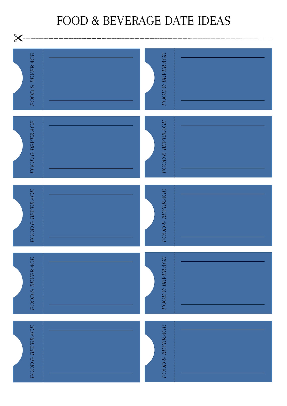 Date Night Cards, Printable Date Cards, Date Jar Cards, Couples Coupon ...