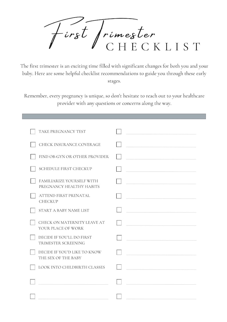 Pregnancy Planner Digital, Printable Pregnancy Journal, Expecting Mom ...