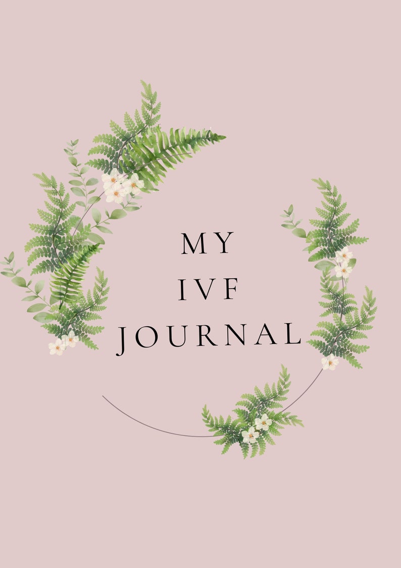 140+ Page Printable IVF Journal, Fertility Planner, IVF Planner, My IVF ...