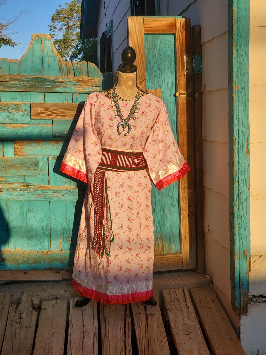 Handmade Pink Ribbon Dress Powwow Regalia Small-medium - Etsy