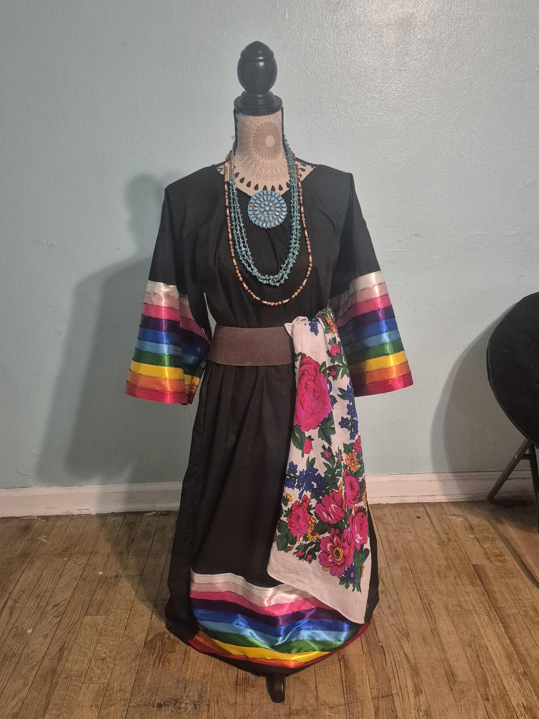 Handmade Sunflower Ribbon Dress Powwow Regalia Small-medium - Etsy