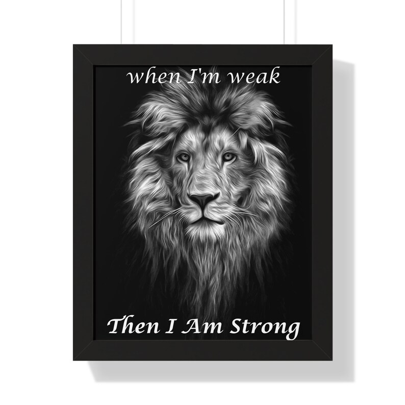 I AM - Wall Decor Motivational Wall Art Inspirational Quotes Canvas ...