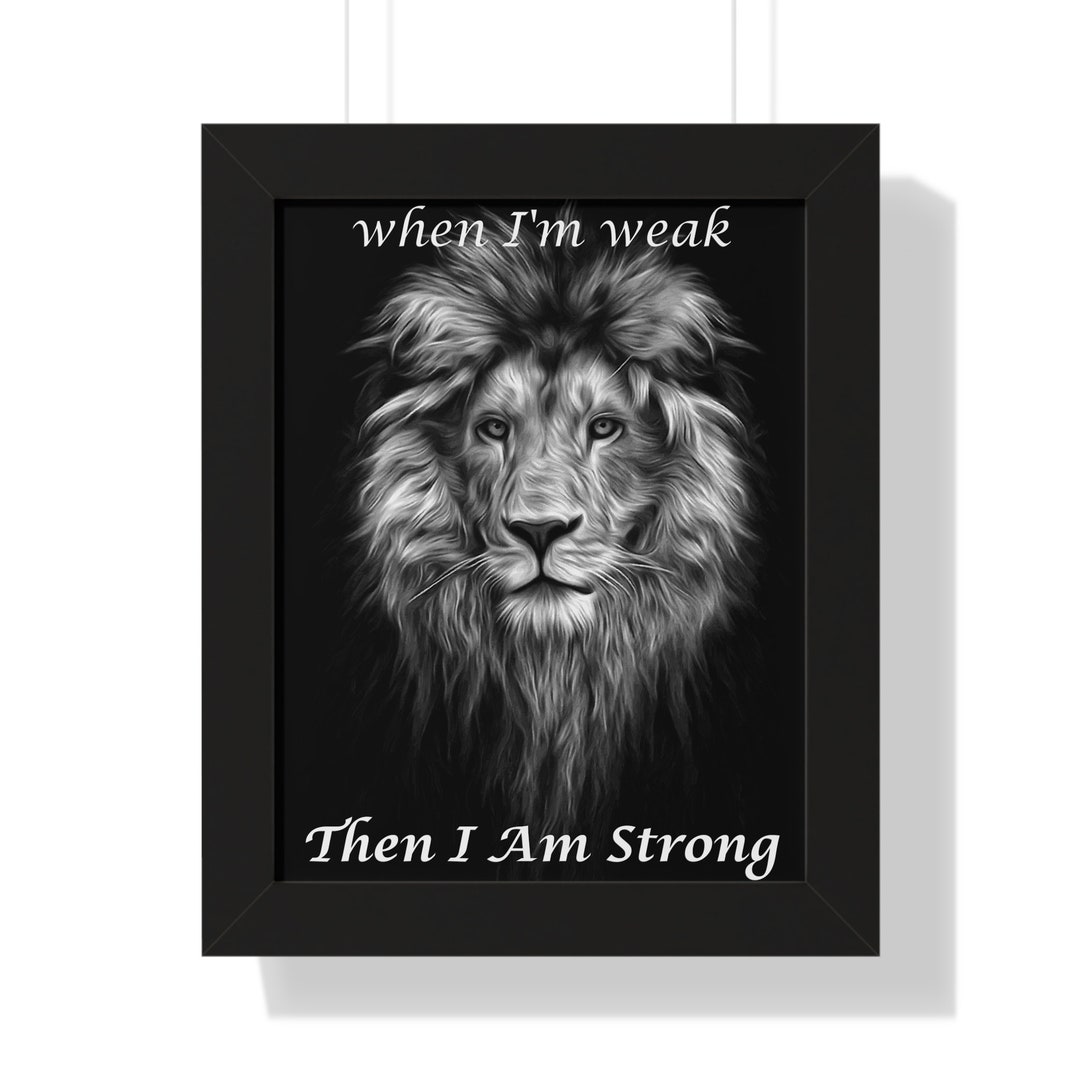 I AM - Wall Decor Motivational Wall Art Inspirational Quotes Canvas ...