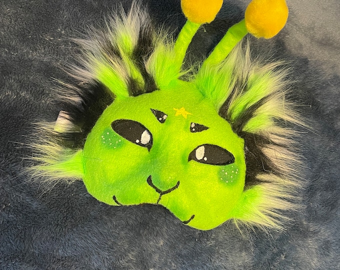 Therian Mask green Alien - Etsy