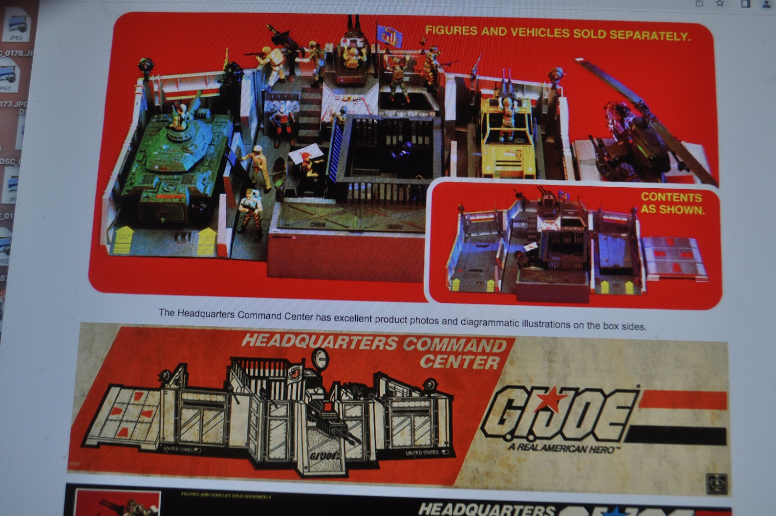 GI JOE Command Center Head Quarters 2003 Box. Repro - Etsy UK
