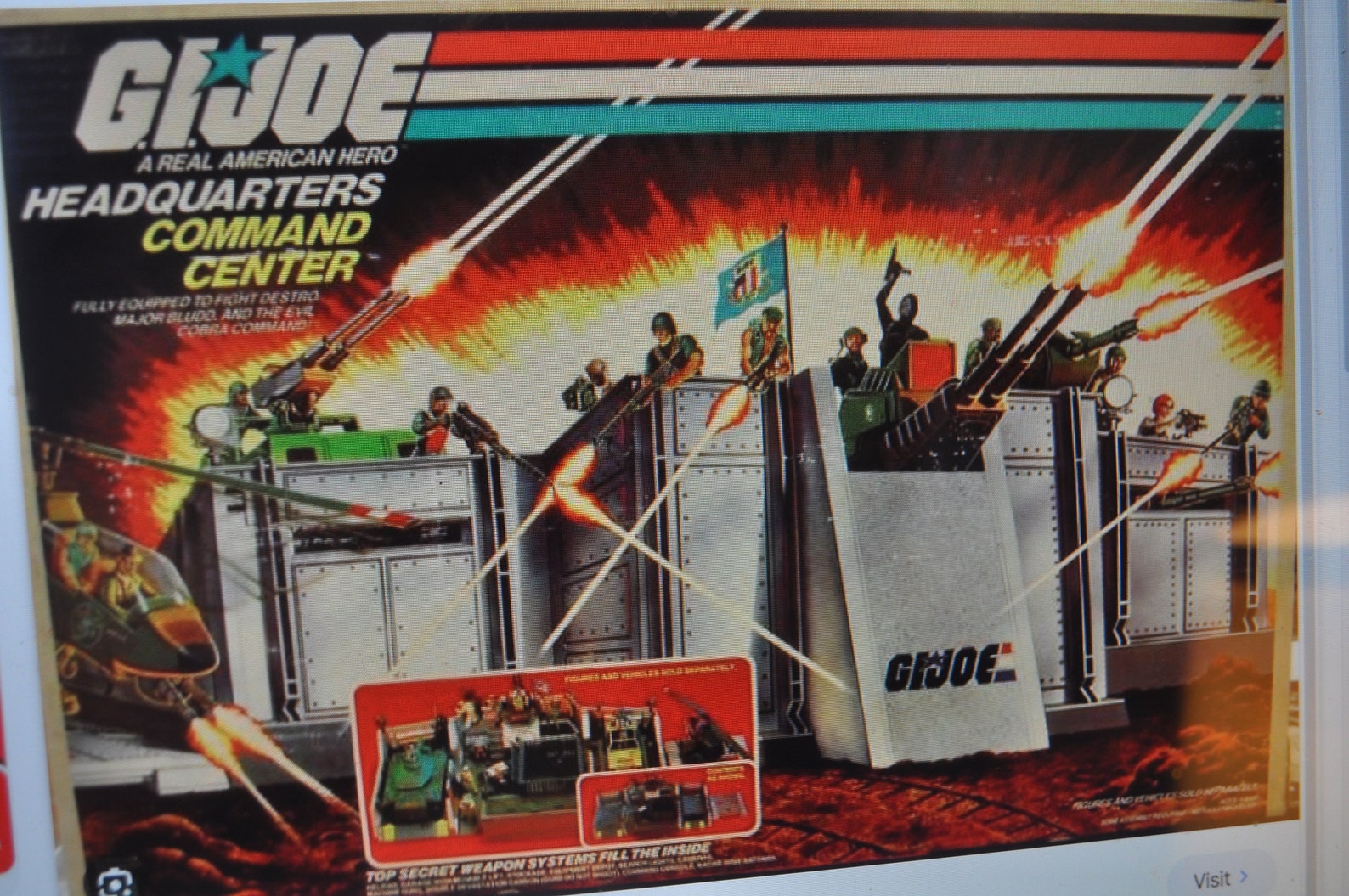 GI JOE Command Center Head Quarters 2003 Box. Repro - Etsy UK
