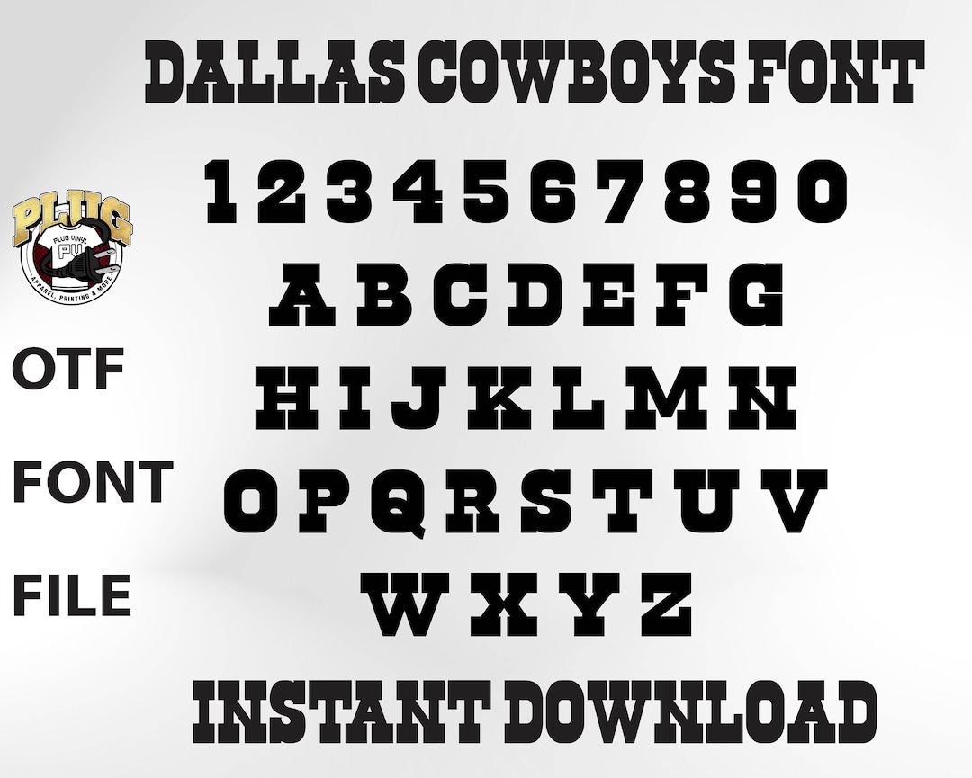 Cowboy Font Otf - Etsy