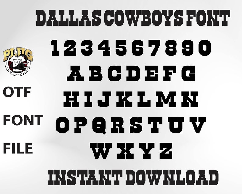 Cowboy Font Otf - Etsy
