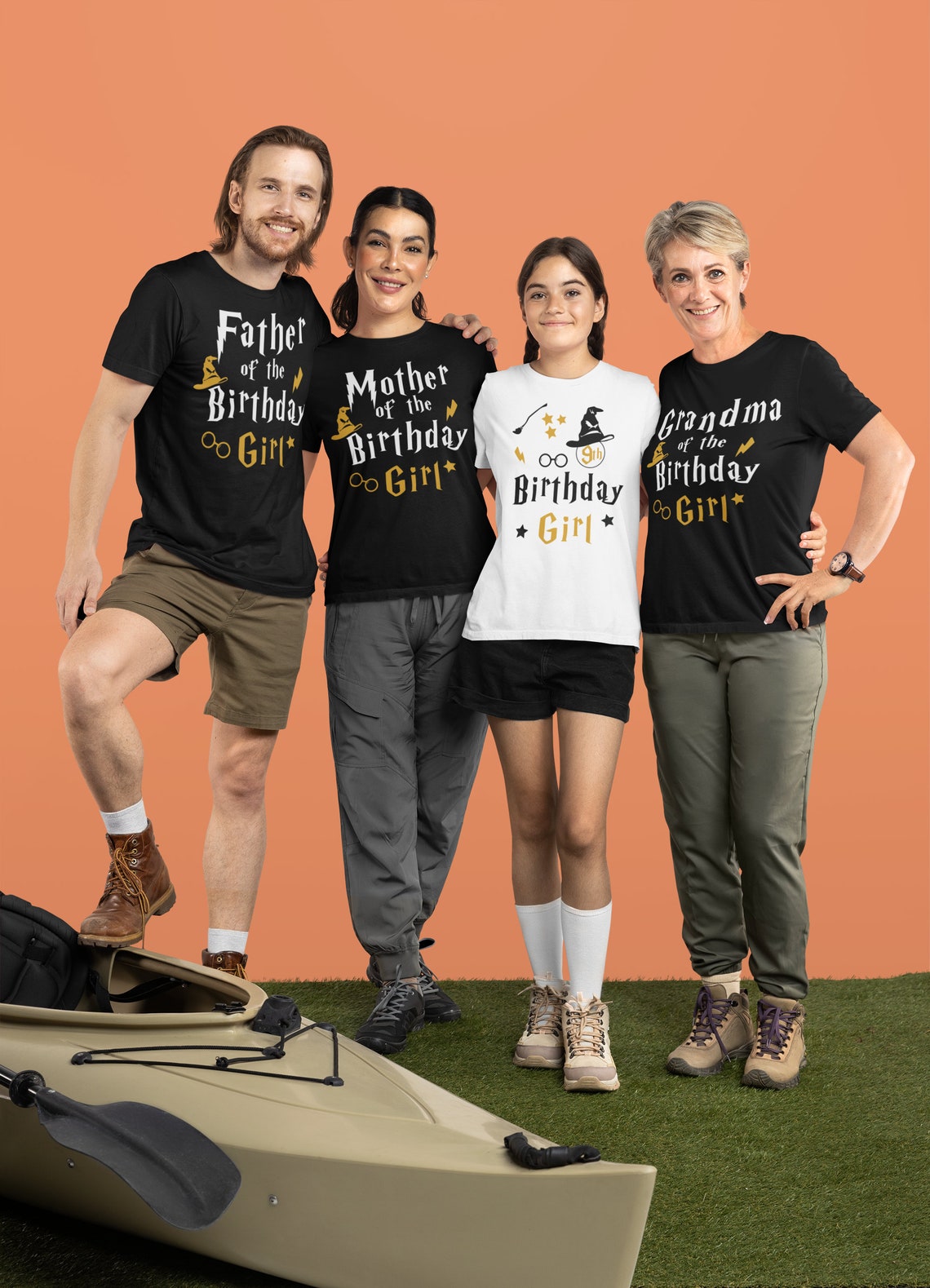 Wizard Birthday Girl Squad PNG Bundle, Wizard HP Birthday, DIY Magic ...