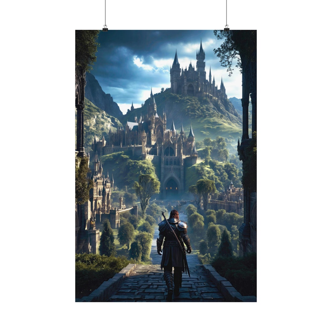 Return to Castle Morent - Nature Landscape Art for Fantasy Lovers ...