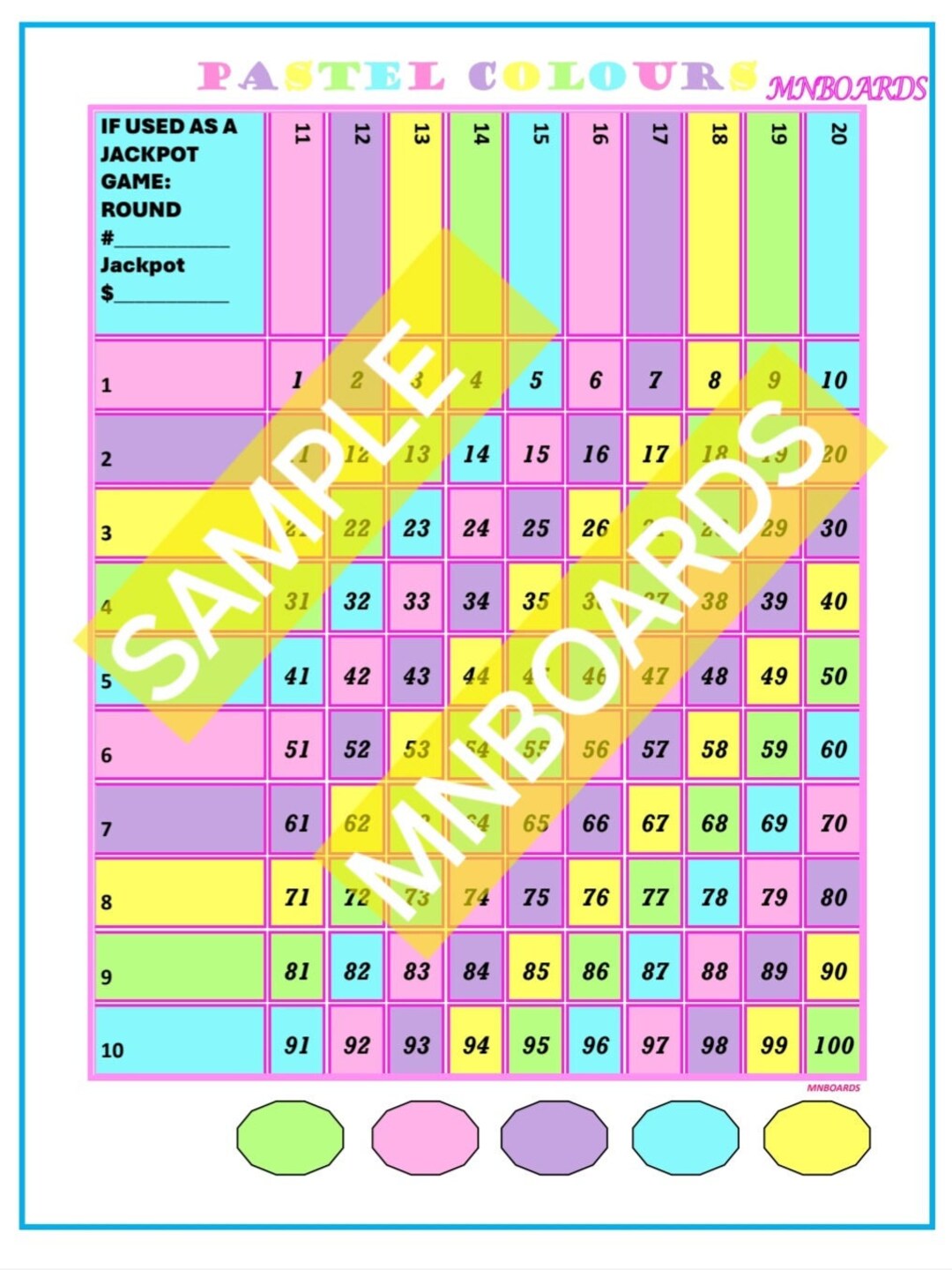 Pastel Grid - Etsy