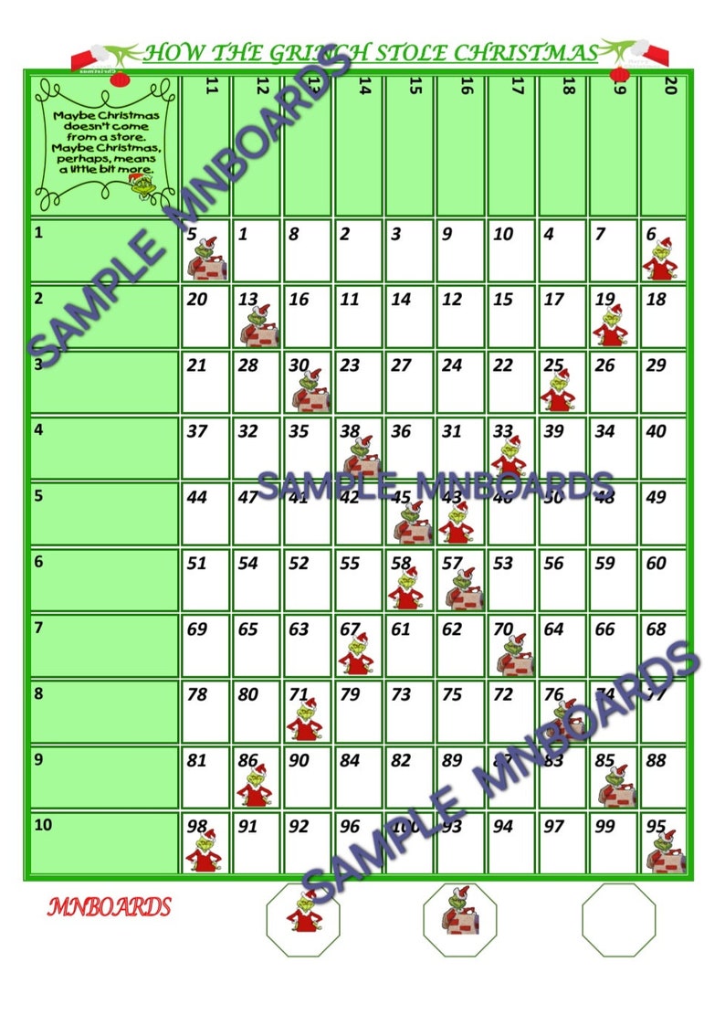 Grinch Grid - Etsy