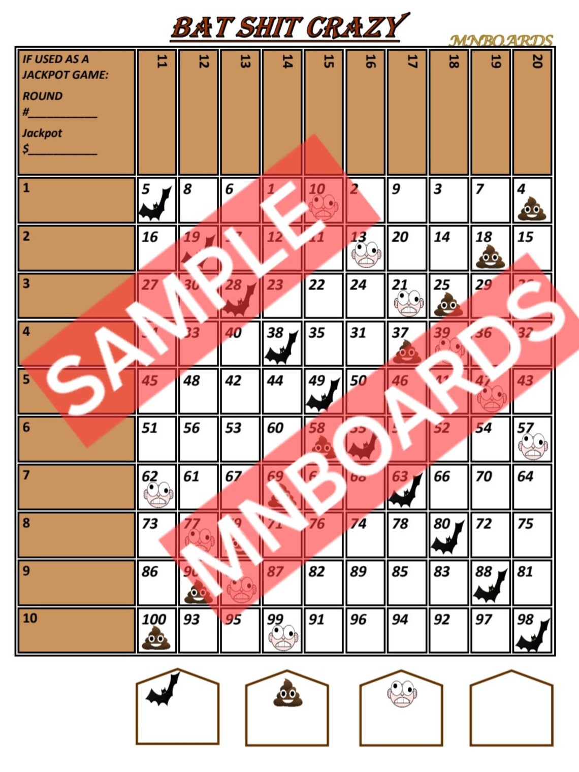 Bat Crazy Grid - Etsy