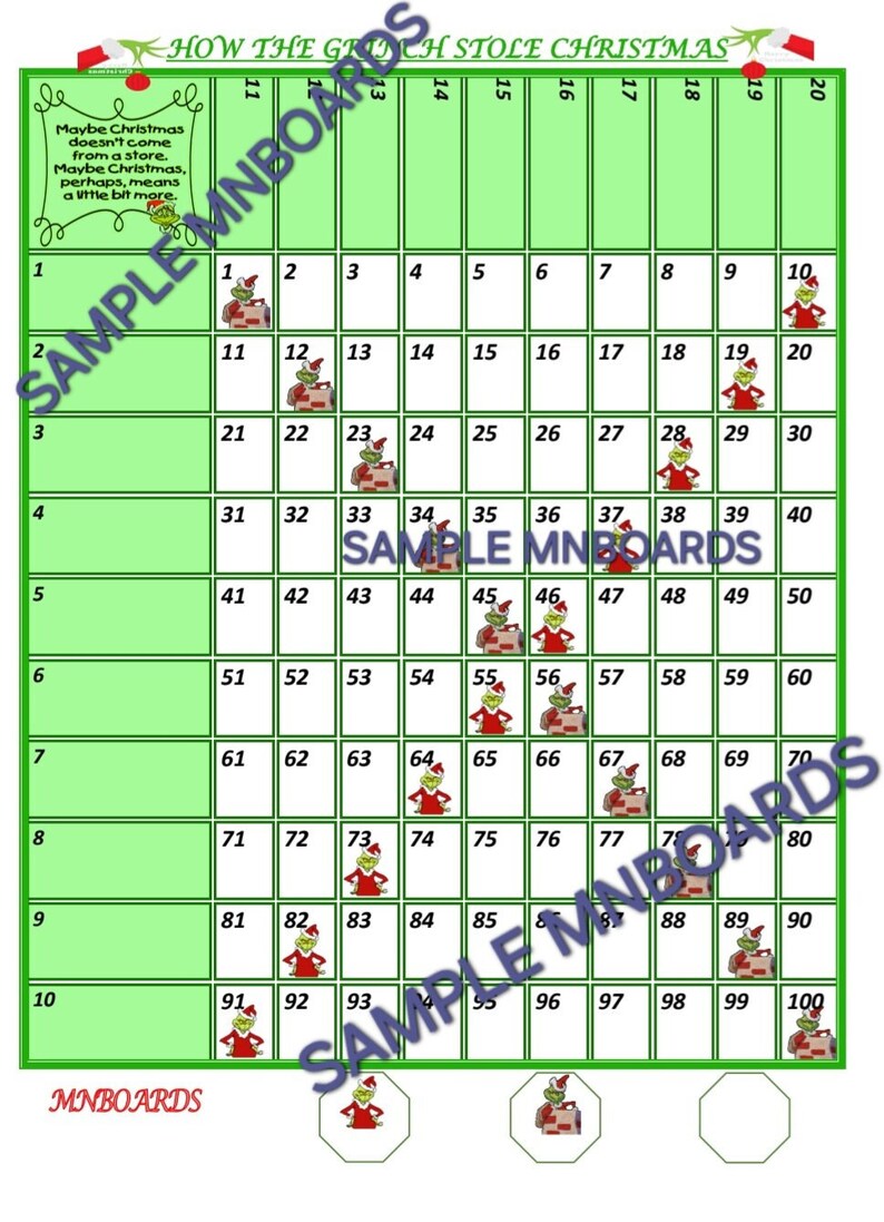 Grinch Grid - Etsy