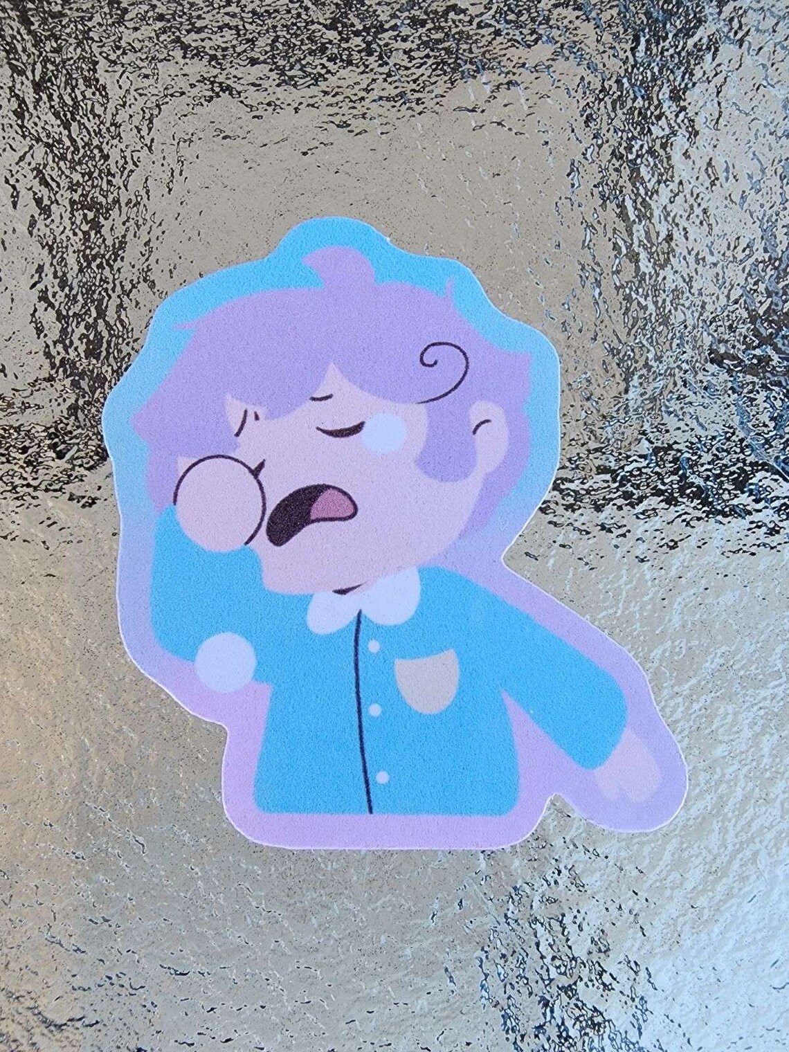 Sad Cardamon Hour Sticker (bee and Puppycat Lazy in Space) - Etsy