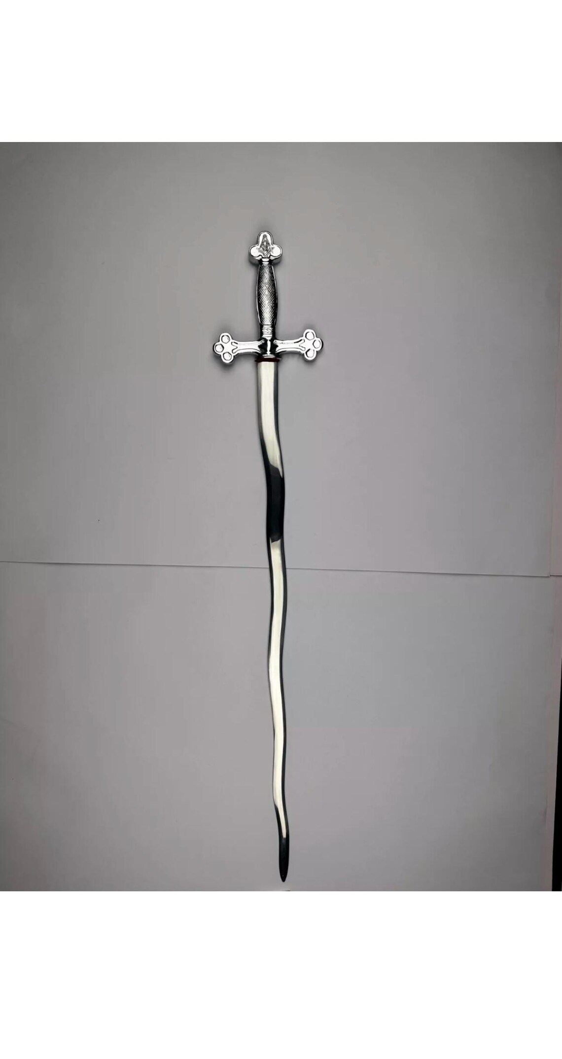 MASONIC Sword Snake Flaming Sword Square Compass With G and Silver Hilt ...
