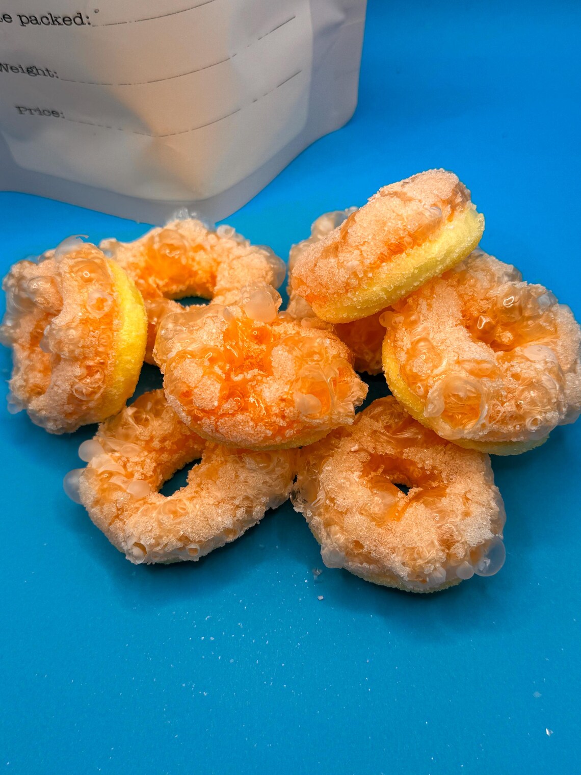 Freeze Dried Peach Rings Puff Candy Treat Snack - Etsy