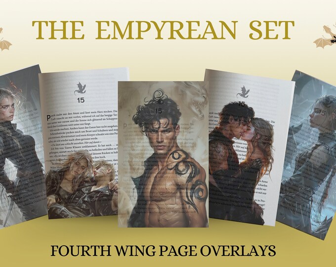 Fourth Wing Overlays Set - Etsy