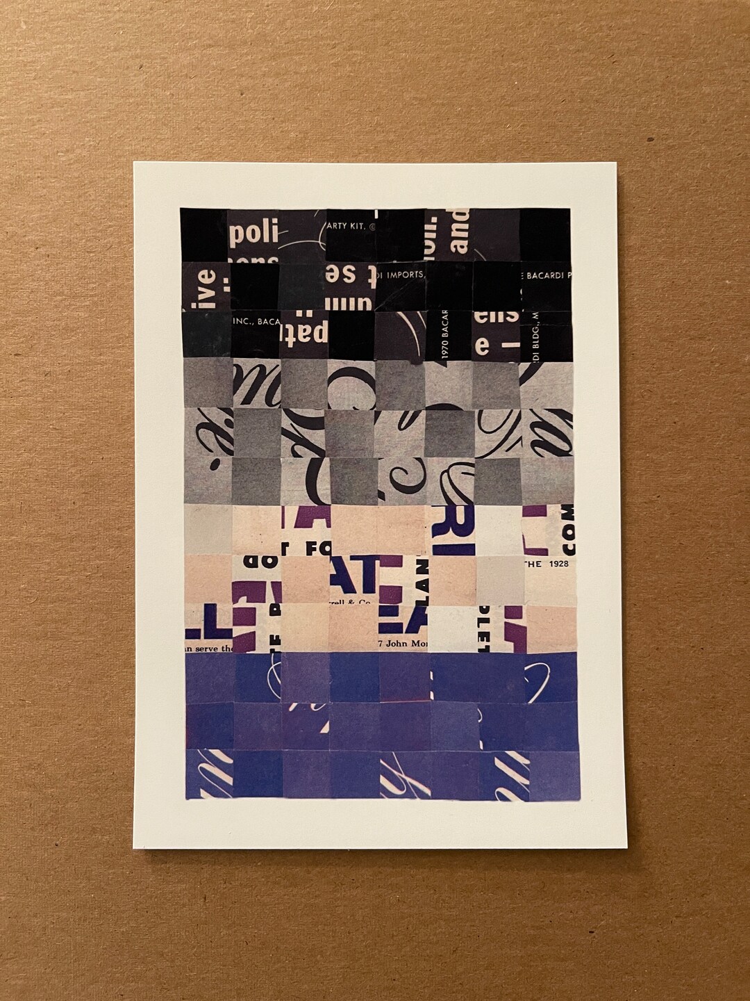 Limited Edition Asexual Pride Flag Vintage Paper Mosaic Collage - Etsy