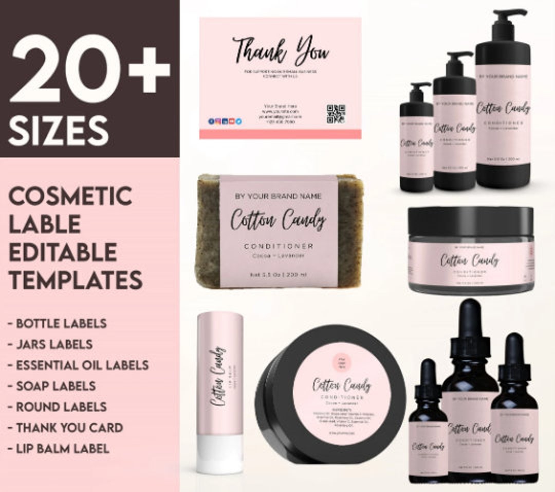 Customize Product Body Label Customer Bottle Label Canva Template Label ...