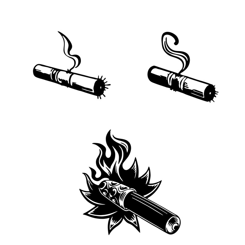 Cigar Svg Bundle, Smoke Clipart, Tobacco Vector, Cigar Decal, Cigar ...