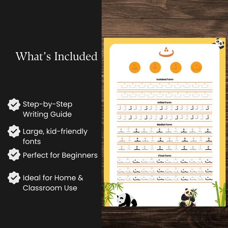 Arabic Alphabet Tracing Worksheets, Hijaiyah Writing Practice PDF ...