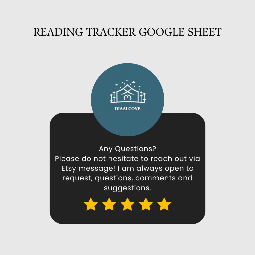 Simple Reading Tracker Spreadsheet, Book Tracker, Google Sheet, Reading ...