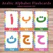 Arabic Alphabet Flashcards Set - Educational Memory Cards for Kids ...