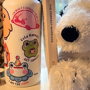 I Am the Fool Frog Clown Sticker, Funny Meme Sticker, Cute Waterproof ...