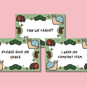 Bug Themed Printable Communication Cards, Non-verbal Communication ...