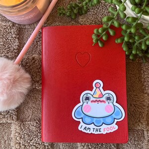 I Am the Fool Frog Clown Sticker, Funny Meme Sticker, Cute Waterproof ...