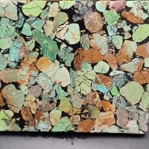 Sonoran Turquoise Composite Block Slab - Etsy