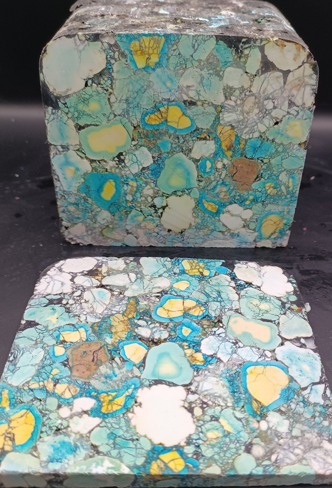 Composite Block Slab Mixed Color Stones #GYB31 - Etsy