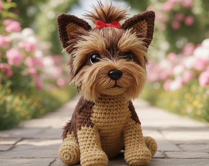 Crochet Pattern - Adorable Yorkie Dog – Beginner-friendly Amigurumi - Etsy
