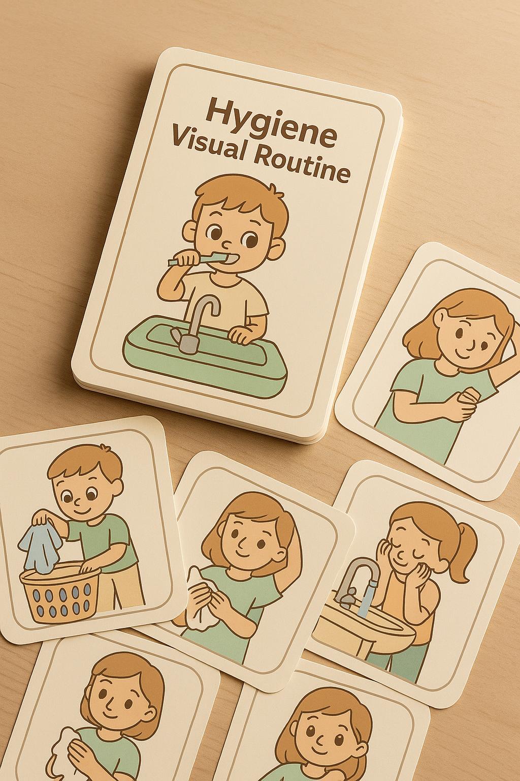 Hygiene Routine Visual Cards | Toddler, Autism, ABA (PDF + PNG) - Etsy