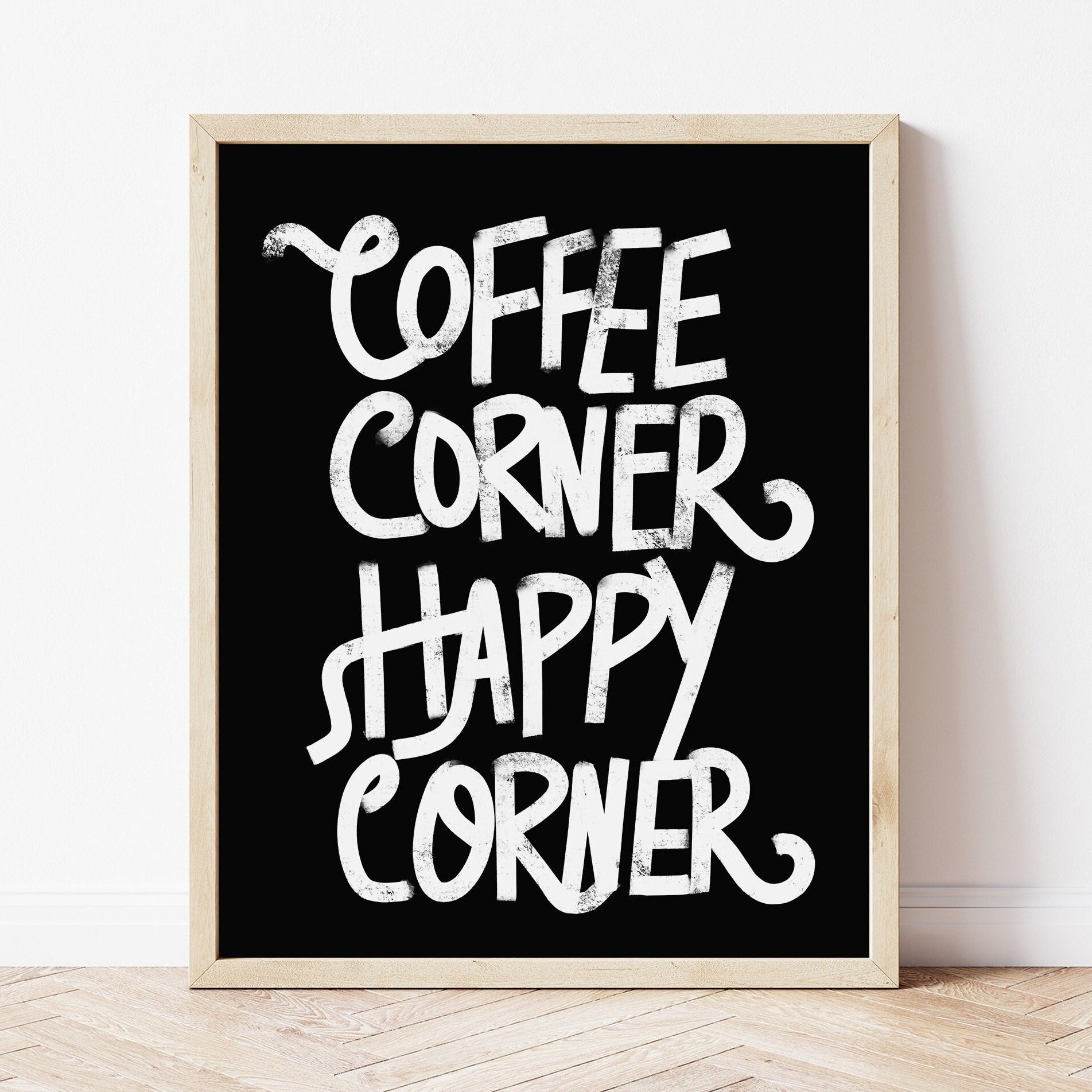 Funny Coffee Quote Print | Coffee Poster | Coffee Bar Decor | Wall Art ...