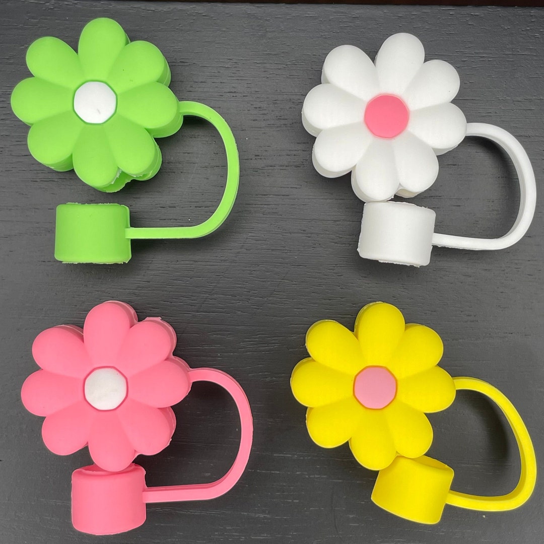Flower Stanley Cup Straw Topper - Etsy