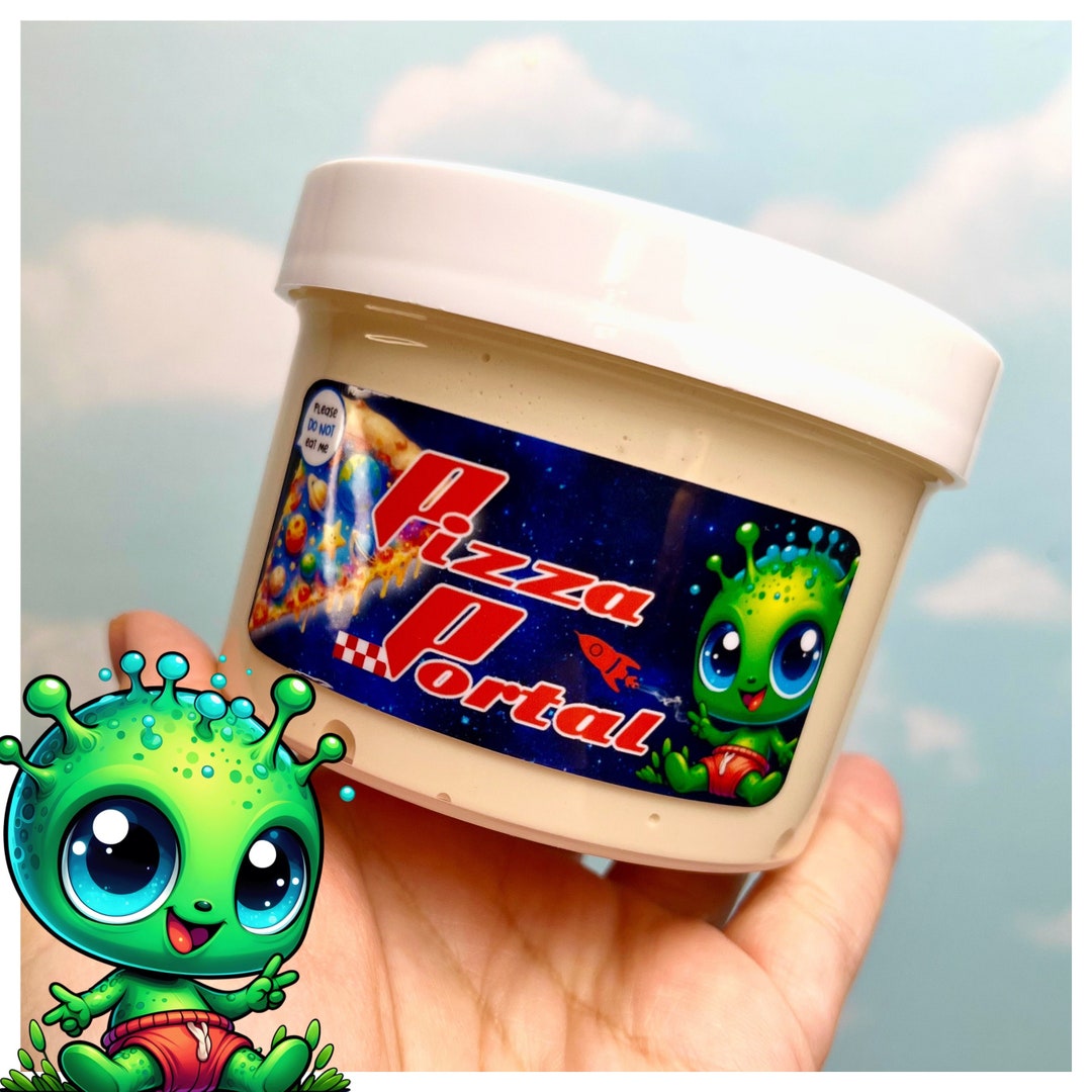 Pizza Portal Alien Slime by Ollipopslime 8 Ounces Beige Slime ready to ...