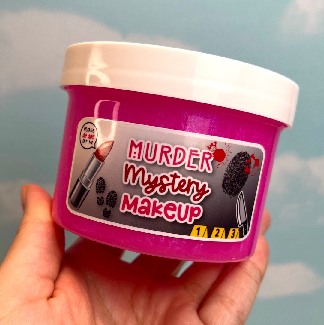 Makeup Crime Scene Coated Hot Pink Clear Slime Ollipopslime 8oz. ready ...