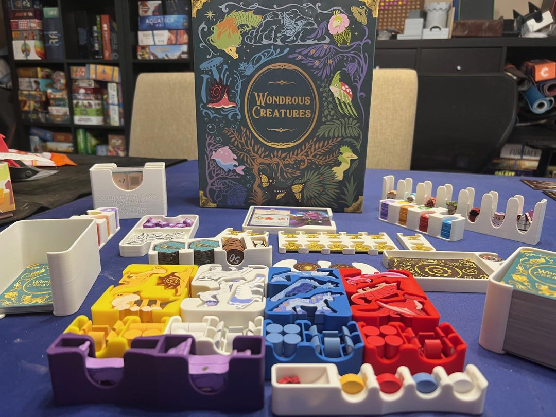 Wondrous Creatures Board Game Functional Insert and Organizer - Etsy
