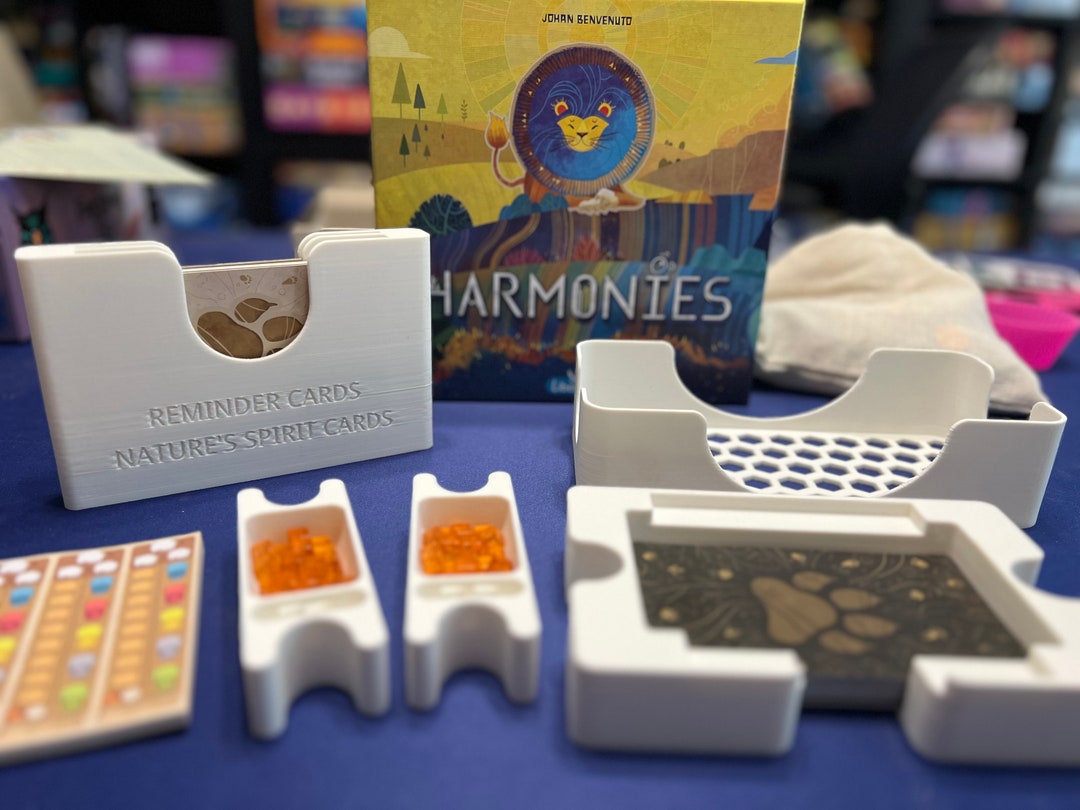 Harmonies Board Game Functional Insert and Organizer - Etsy