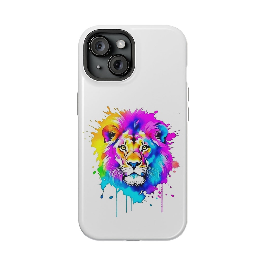 Colorful Lion Magsafe Tough Cases - Etsy