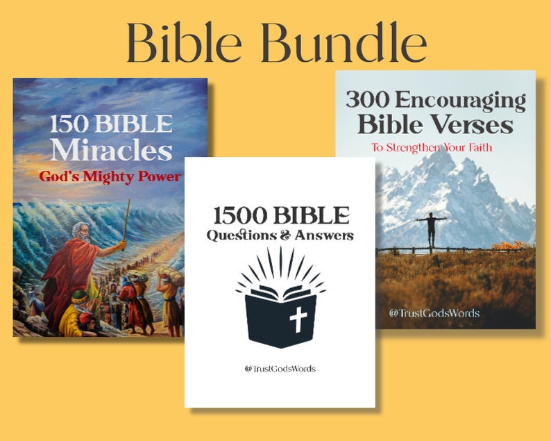 Bible Verse Bundle - Etsy